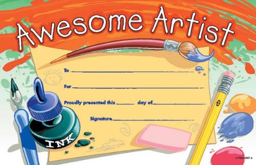 Buy Awesome Artist Award Certifica Book Online at Low Prices in India ...