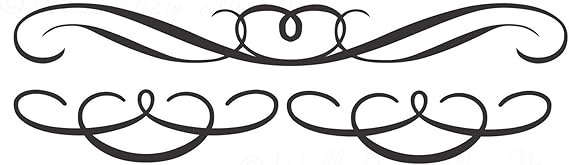 Amazon.com: 3 Swirls Wall Art Vinyl Decals Wall Décor Stickers Set of 3 ...