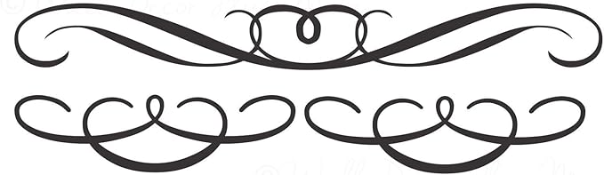 Amazon.com: 3 Swirls Wall Art Vinyl Decals Wall Décor Stickers Set of 3 ...