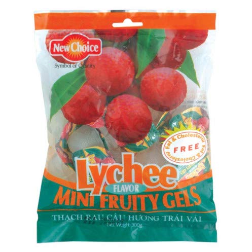 Amazon.com: NEW CHOICE, Mini Fruity, Gel, Lychee Flavour 300g : Grocery ...