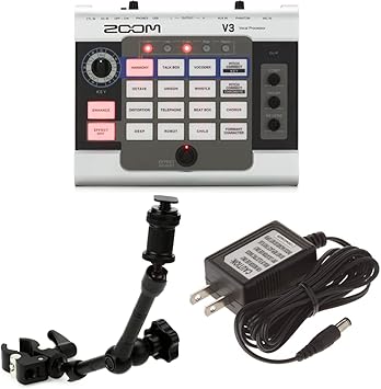Amazon.com: Zoom V3 Vocal Processor, Harmony, Pitch Correction & HRM-11 ...