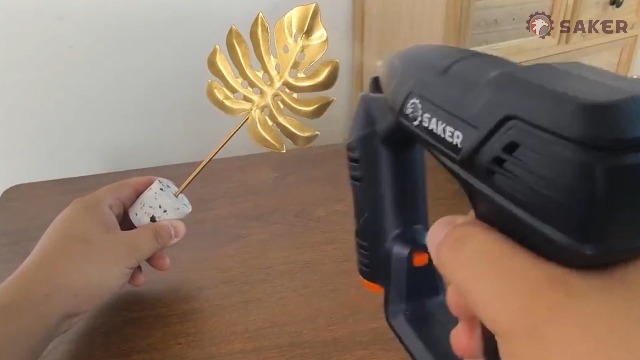 Watch Saker Electric Spray Paint Gun Portable Cordless on Amazon Live