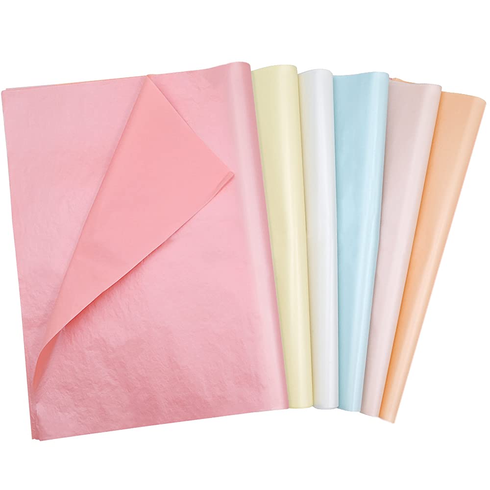 30pcs 50×35cm Metallic Color Tissue Paper,Pearlescent Shimmer Wrapping ...