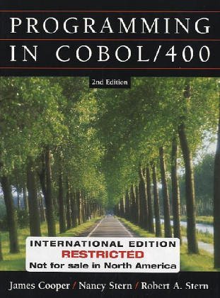 Structured COBOL Programming for the AS/400 : Cooper, James, Stern, Nancy B., Stern, Robert A ...
