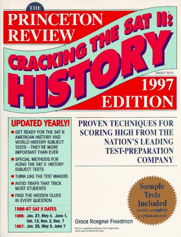 Amazon.com: Cracking the SAT II History Subject test: 1997 Edition ...