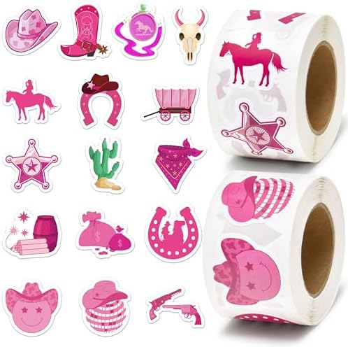 Amazon.com: 500pcs Cute Howdy Stickers, Dallas Cowboy Cowgirl Sticker ...