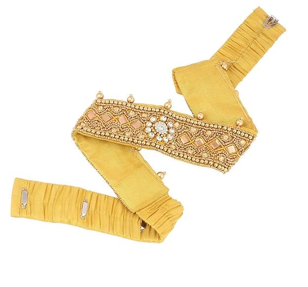 Buy Thread Work Cloth Waist Belt Gold Kamarband Belly Hip Vaddanam For ...
