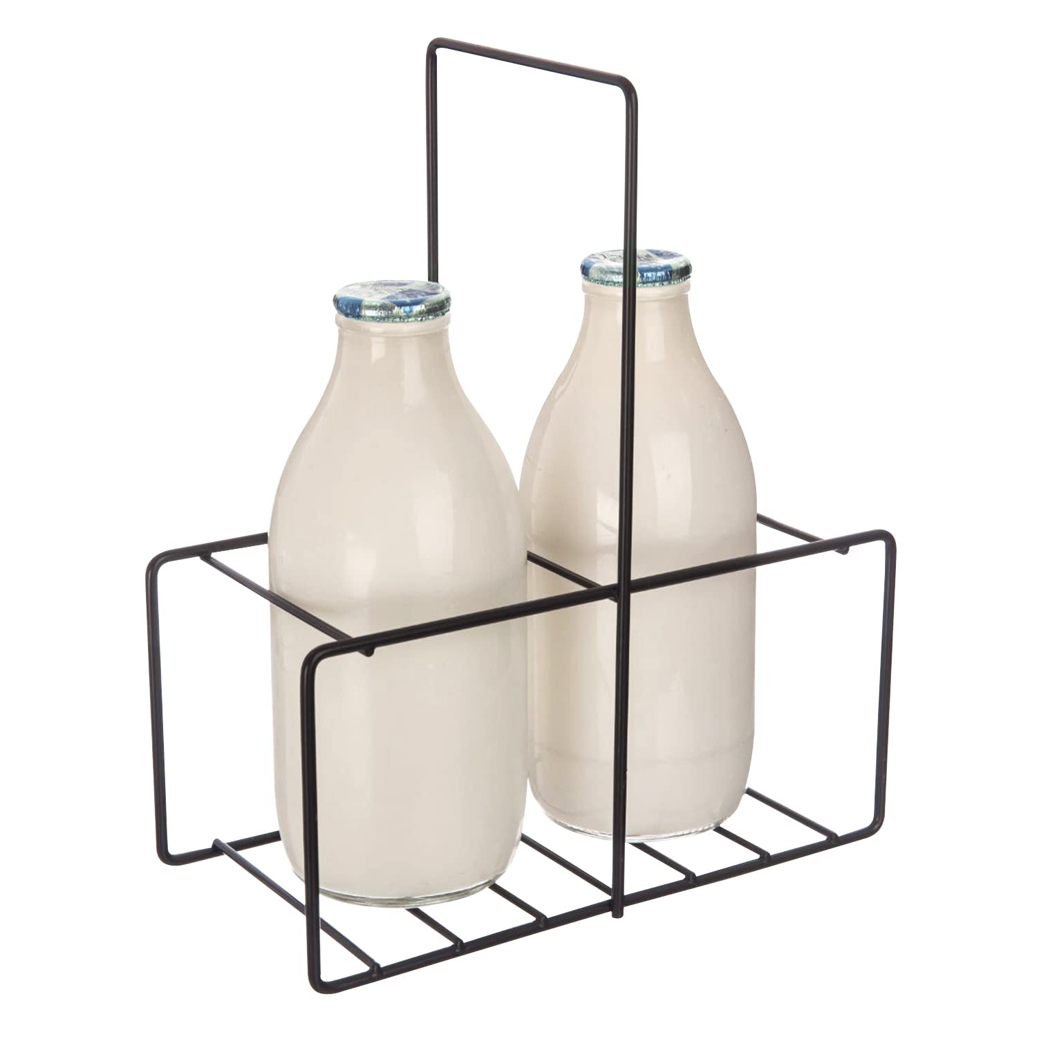 DANIEL JAMES Housewares 2/4/6 Pint Milk Bottle Holder Doorstep Crate ...