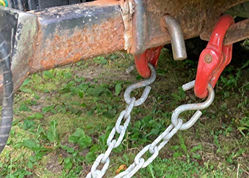 2 Pack Truck Hitch Trailer Safety Chain Connection Extenders Super Duty ...