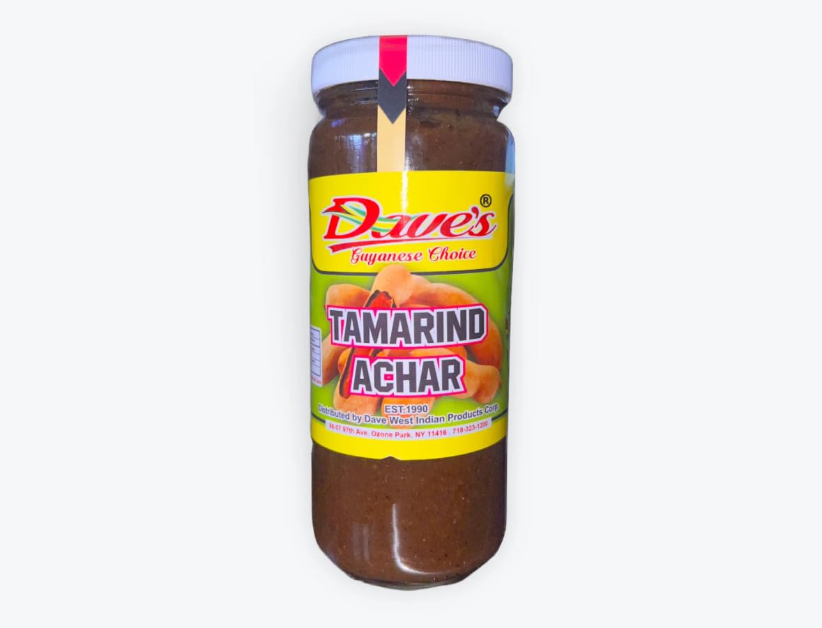 Amazon.com : Dave's Guyanese Choice Tamarind Achar 12oz : Grocery ...