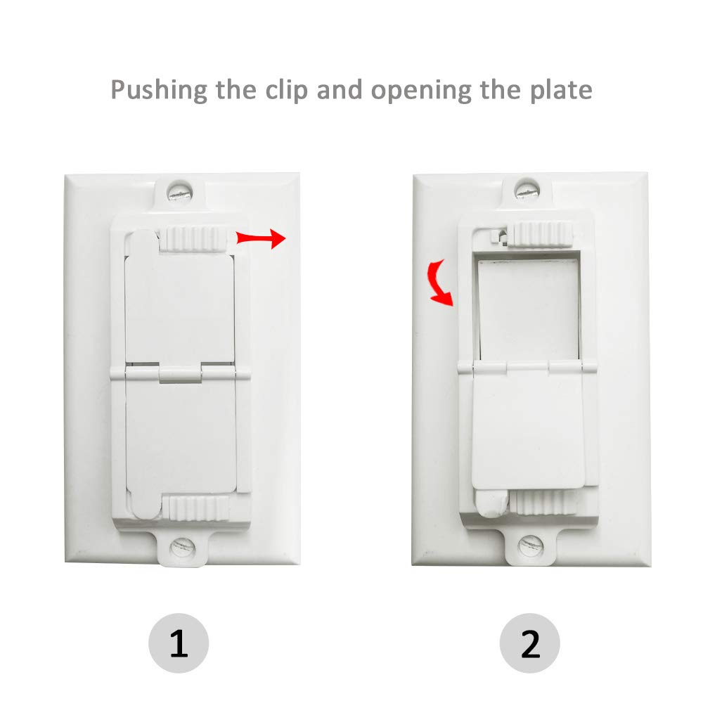 Snapklik.com : Rocker Light Switch Guard, ILIVABLE Child Proof Switch ...