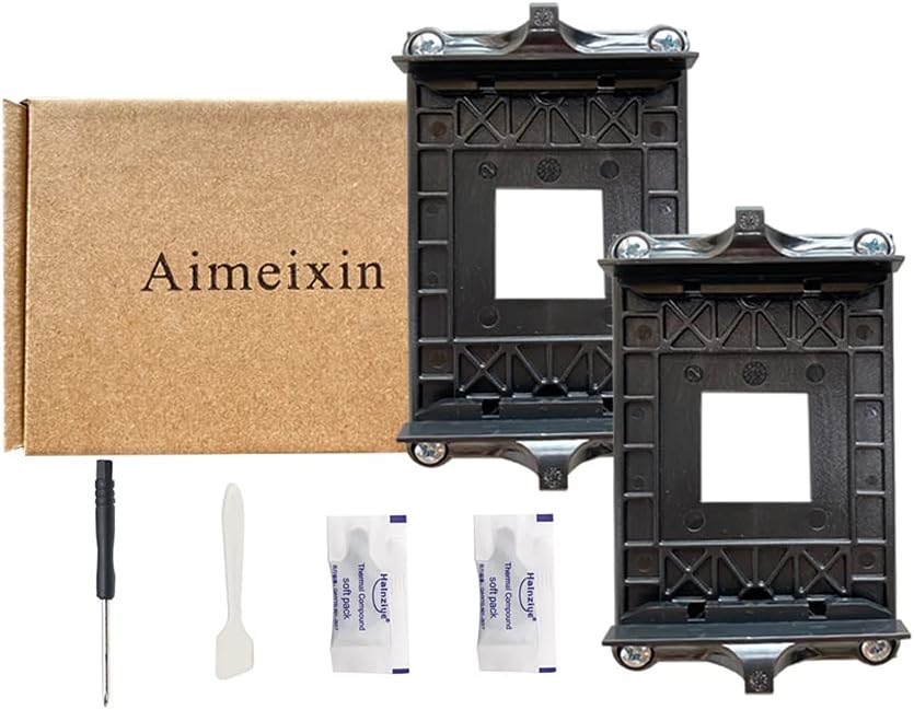 Amazon.com: Zangc AM4 CPU Heatsink Bracket Backplate CPU Fan Water ...