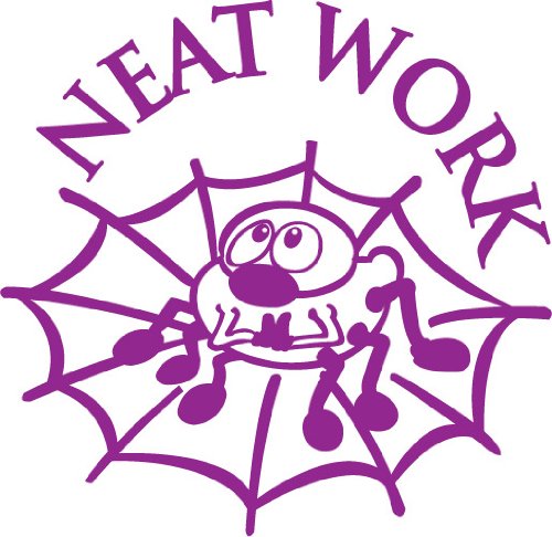 "Neat work" Self inking teacher reward stamp X12067 : Amazon.co.uk ...