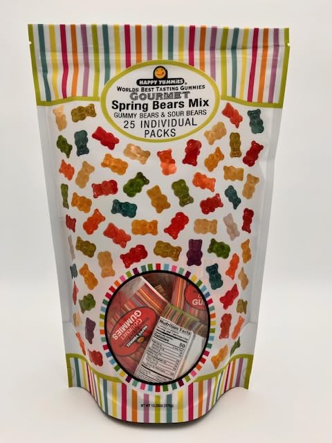Amazon.com: Happy Yummies Worlds Best Tasting Gourmet Gummies 25 ...