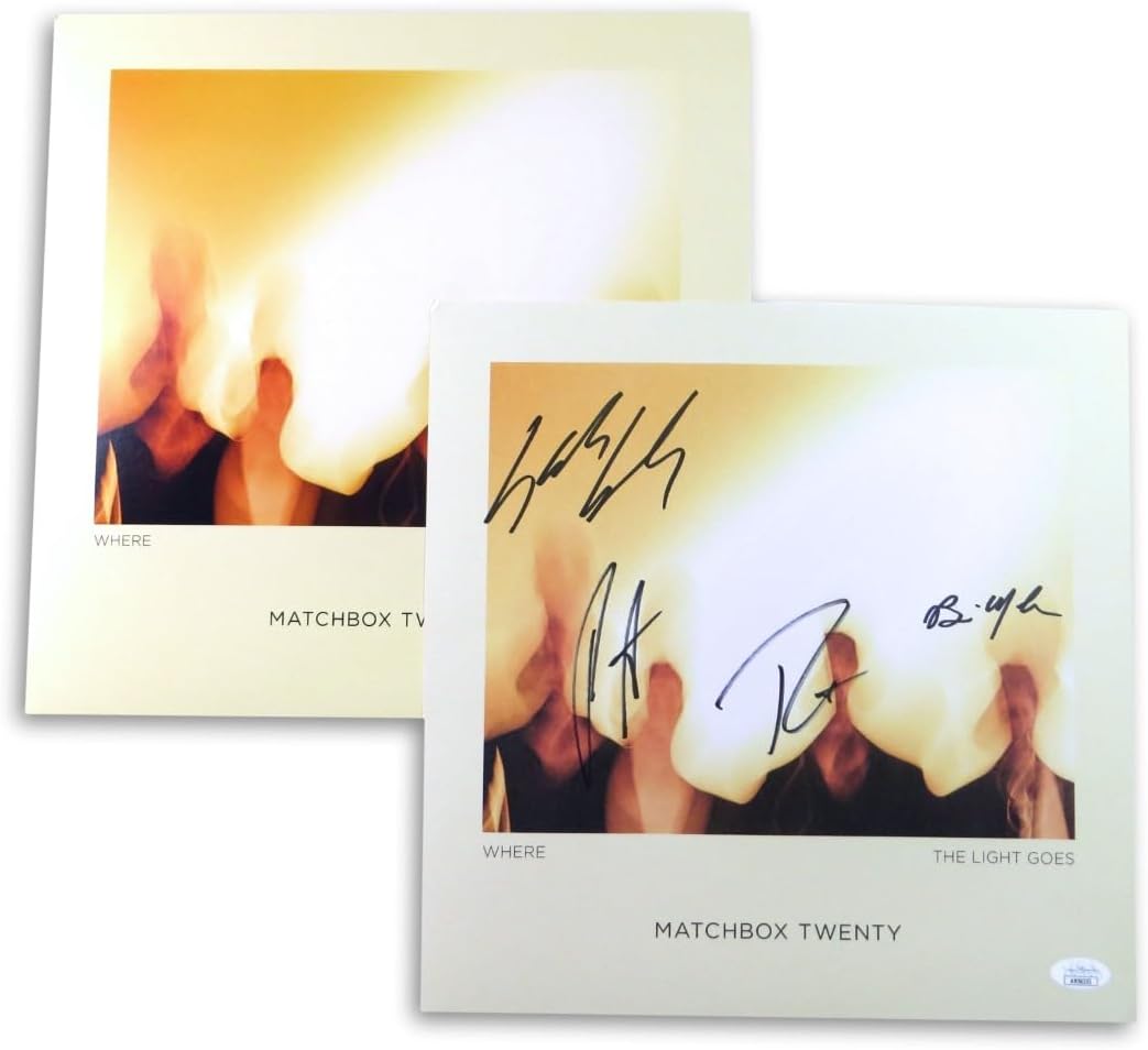 Amazon.com: Matchbox Twenty Band Signed Autographed Record Album Promo ...