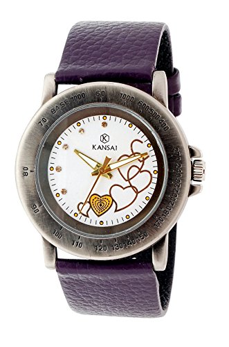 Buy Kansai Analog White Dial Women's Watch (KW017) at Amazon.in