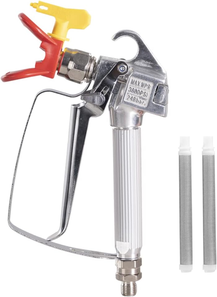 Amazon.com: Airless Paint Sprayer Gun with 517 Nozzle Guard, 2 Spray ...
