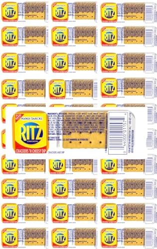 Amazon.com: RITZ Handi-Snacks Crackers and Cheese Dip Snack Packs, 0.95 ...