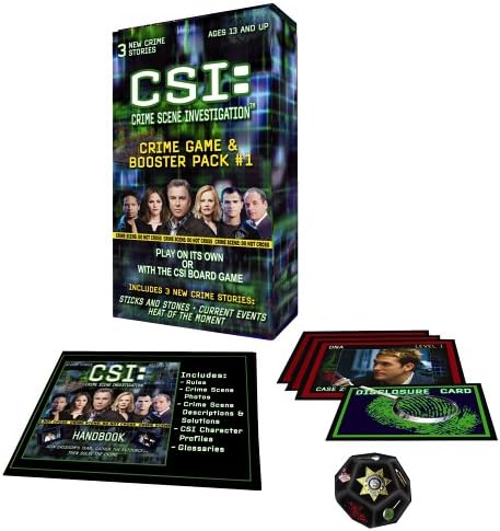 Amazon.com: Specialty Board Games CSI: Crime Game Booster Pack ...