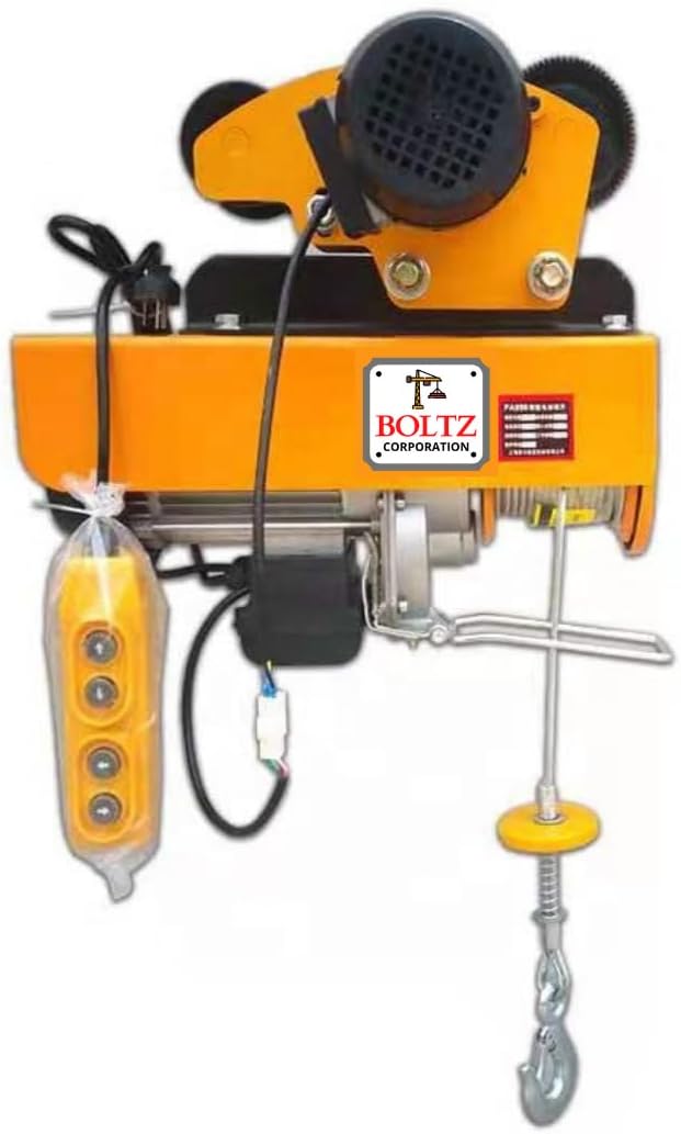 BOLTZ CORPORATION Mini Electric Hoist With Electric Trolley, Single ...