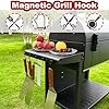 Amazon.com: Magnetic Grill Hooks, Heavy Duty Magnetic Utensil Rack with ...