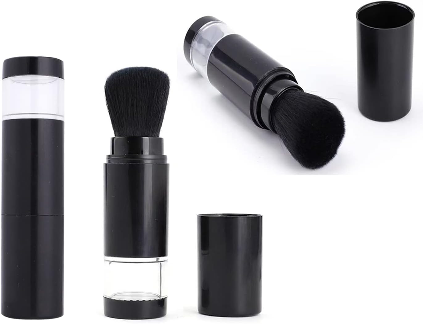 Amazon.com: Kabuki Brush With Sifter Jar - Made of Soft Sable Tone ...