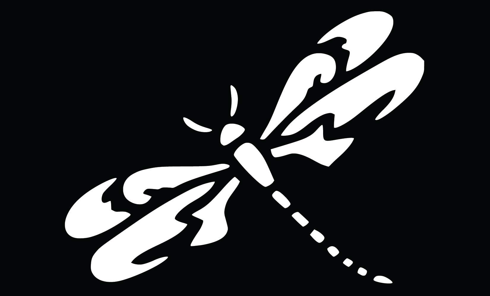 Amazon.com: NI152 Dragonfly - Die Cut Vinyl Window Decal/Sticker for ...