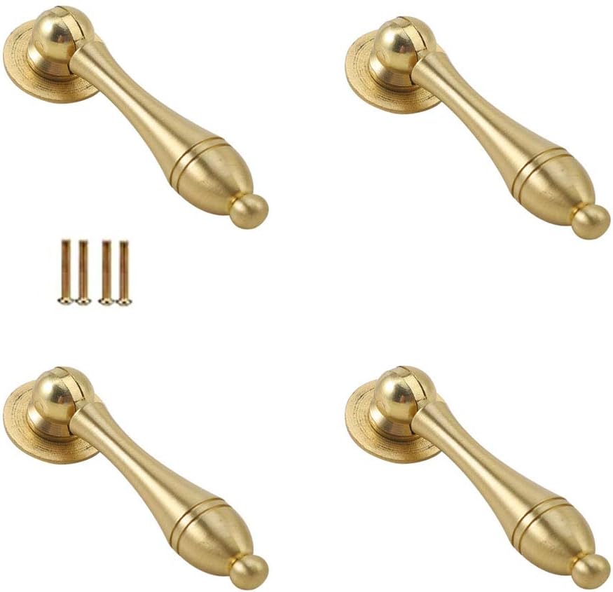 Geenite Furniture Knob Handles Golden Drop Pendant Pull Handle Fashion ...