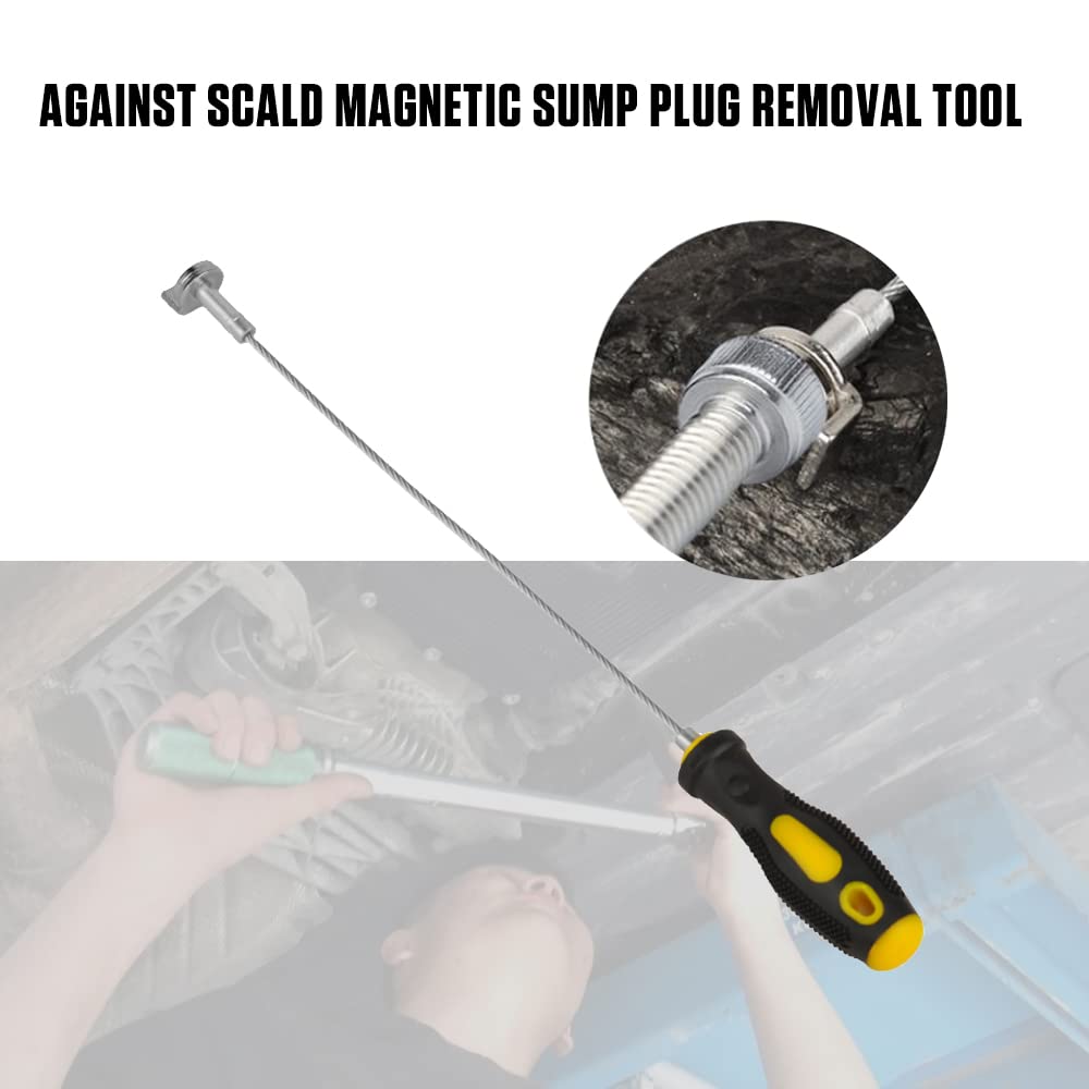 Snapklik.com : LUTIFIX Oil Plug Removal Tool,Anti-Scald Sump Magnetic ...