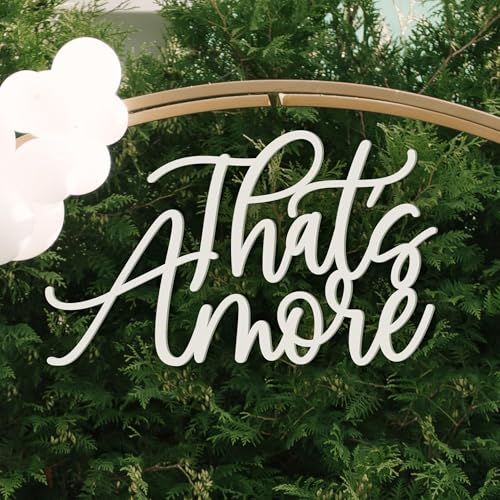 Amazon.com: Thats Amore sign for bridal shower or Italian wedding ...