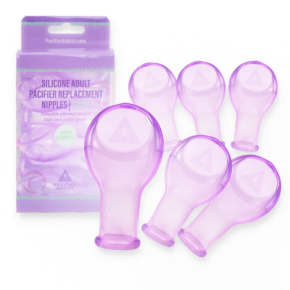 Amazon.com : Pacifier Addict - Size 8 - Colored Nipples - Replacement ...