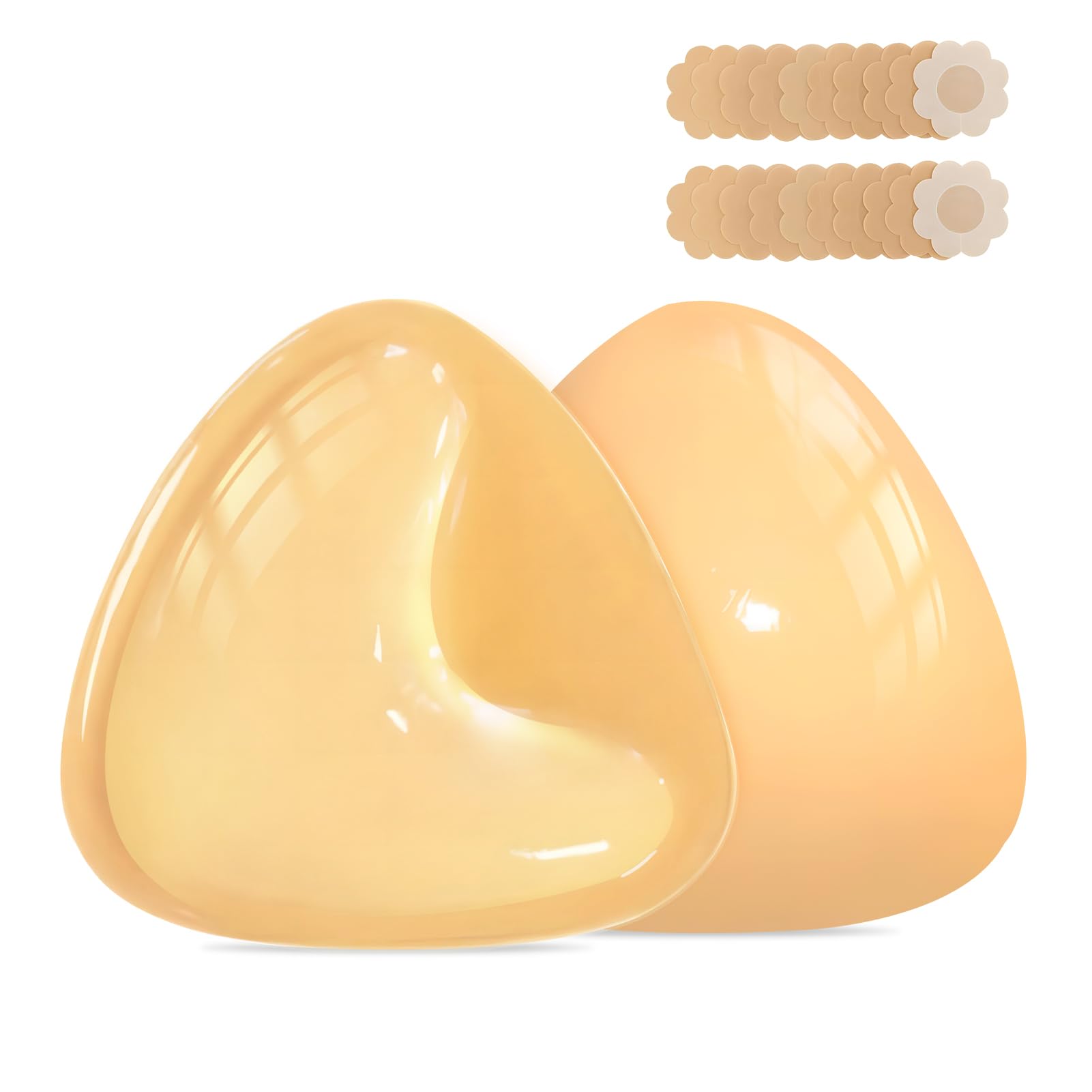 Snapklik.com : Double Sided Sticky Bra Reusable Inserts Lift Push Up ...