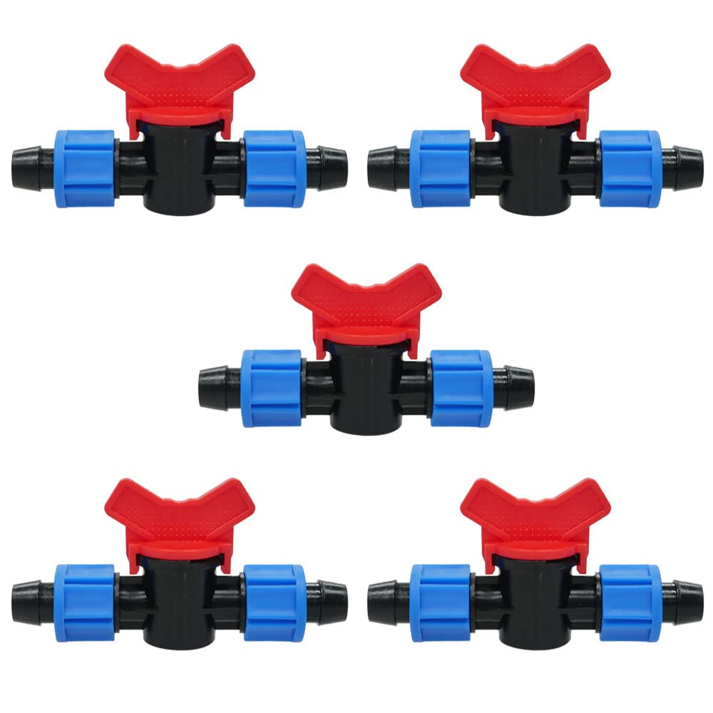 Snapklik.com : Feelers Drip Irrigation Barbed Shut Off Valve, 1/2 Inch ...
