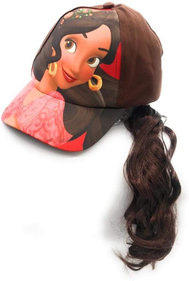 Amazon.com: Disney Elena of Avalor Baseball Hat with Ponytail Brown ...
