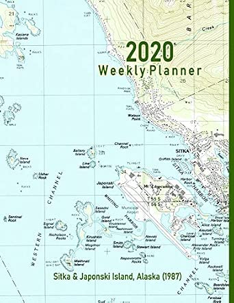 Amazon.com: 2020 Weekly Planner: Sitka & Japonski Island, Alaska (1987 ...