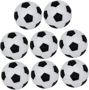 Amazon.com : KESYOO 8pcs Mini Foosball Balls Table Soccer Game ...