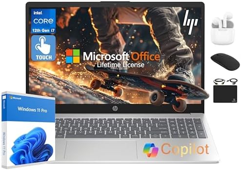 Amazon.com: HP 2025 Flagship 15.6" FHD Touchscreen Laptop, 10-Core ...