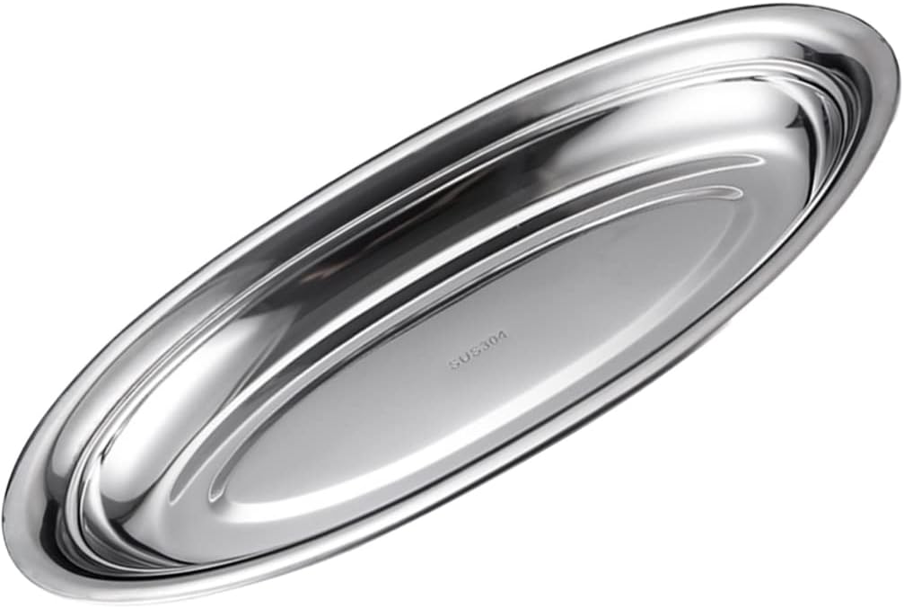 Amazon.com | Hemoton Sizzle Platter Serving Platter Oval Fish Dish ...
