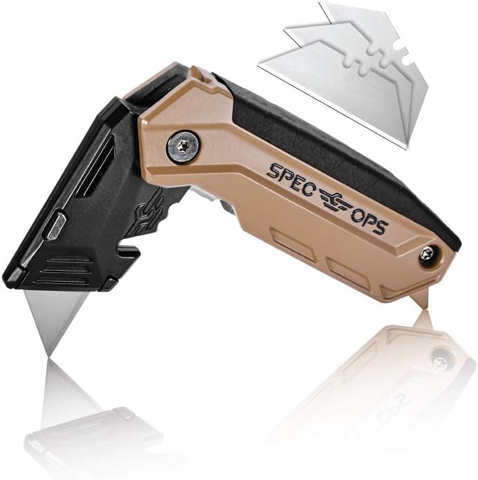 Amazon.com: Spec Ops Tools Folding Utility Knife with Fixed Blade ...