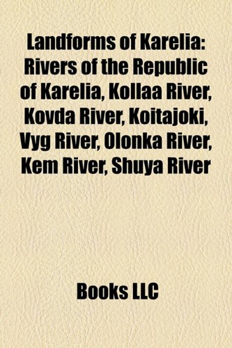 Landforms of Karelia: Rivers of the Republic of Karelia, Kollaa River ...