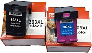 303XL Ink Cartridge HP303 Replacement Compatible for HP 303xl Envy ...