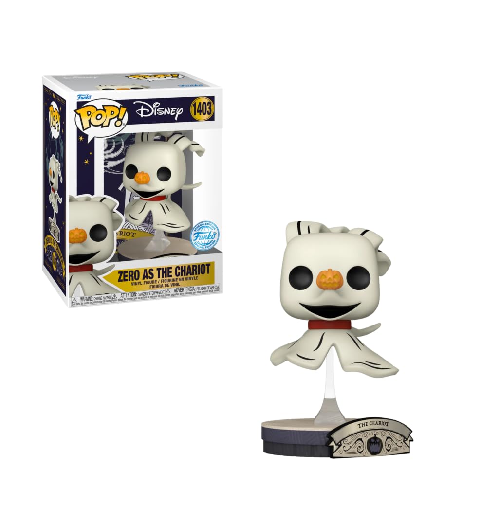 Funko The Nightmare Before Christmas Pop! Zero As The Chariot Vinyl ...