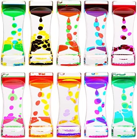 Amazon.com: Motionchic 10 Pack Liquid Motion Bubbler Timer for Kids and ...