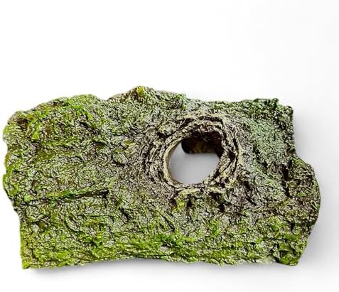 Amazon.com : Axolotl Log Hide XL- Resin Aquarium Decor : Pet Supplies