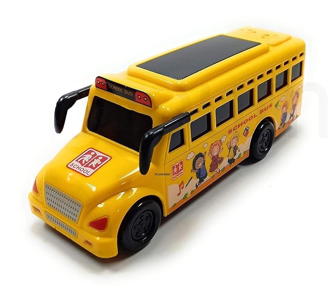 Toy Car School Bus Model Toy car for Kids- Small Size Diecast Bus Toys ...