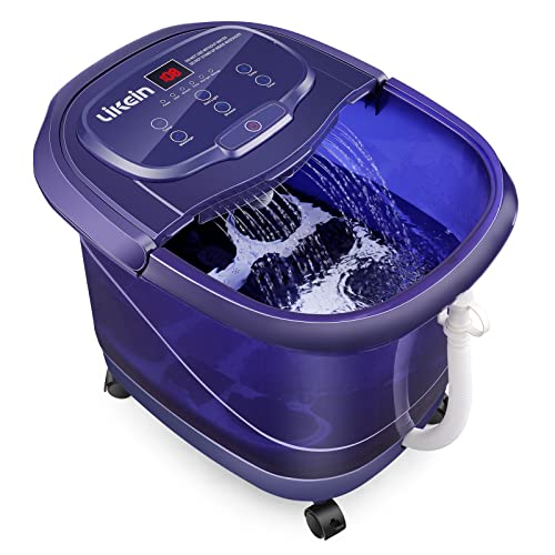 Foot Spa with Heat and Massage with Motorized Rollers, Foot Bath Spa ...
