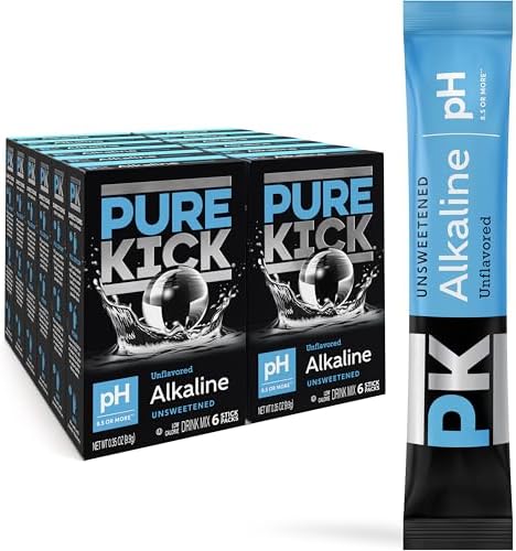 Amazon.com: Pure Kick Alkaline pH 8.5 or Higher Powdered Drink Mix ...