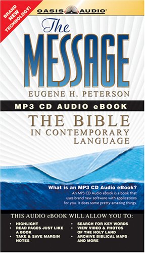 The Message Audio E-Bible: The Bible in Contemporary Language: Peterson ...