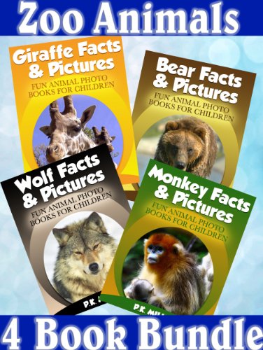 Zoo Animals - 4 Book Bundle (Bear Facts & Pictures + Giraffe Facts ...