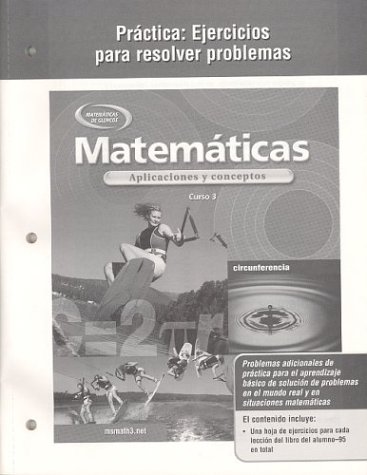 Mathematics Applications And Concepts, Course 3, Practice Word Problems : McGraw-Hill: Amazon ...